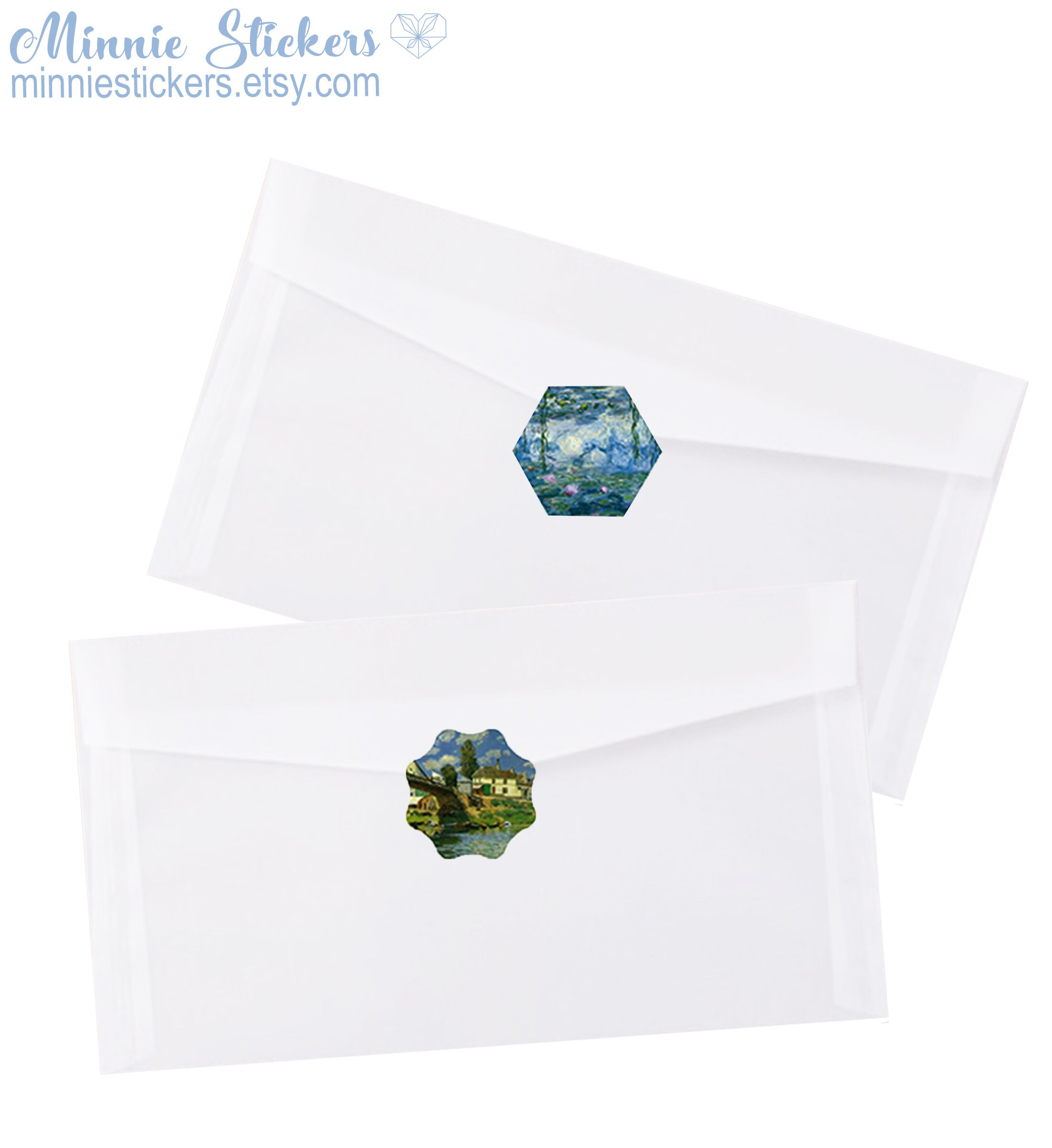 46pcs Art Gallery Stickers, Decorative Art Stickers Pack, Scrapbook ...