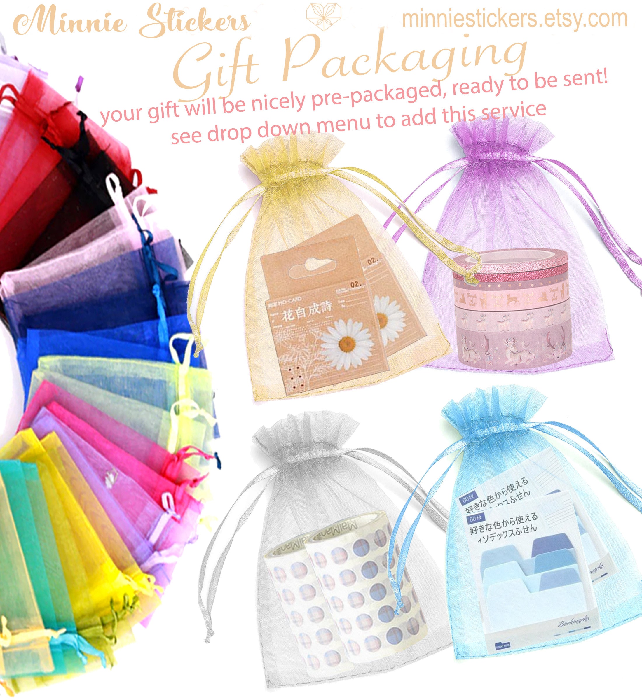 46pcs Kawaii Pink Sticker Set Cute Girl Pink Stickers Cute - Etsy