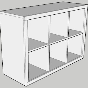 Cube/cubby Storage Shelf Woodworking Plans - Etsy