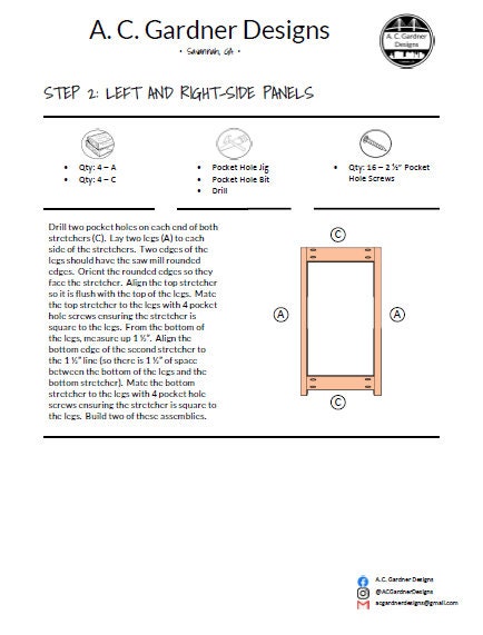 Kitchen Island Woodworking Plans - Etsy