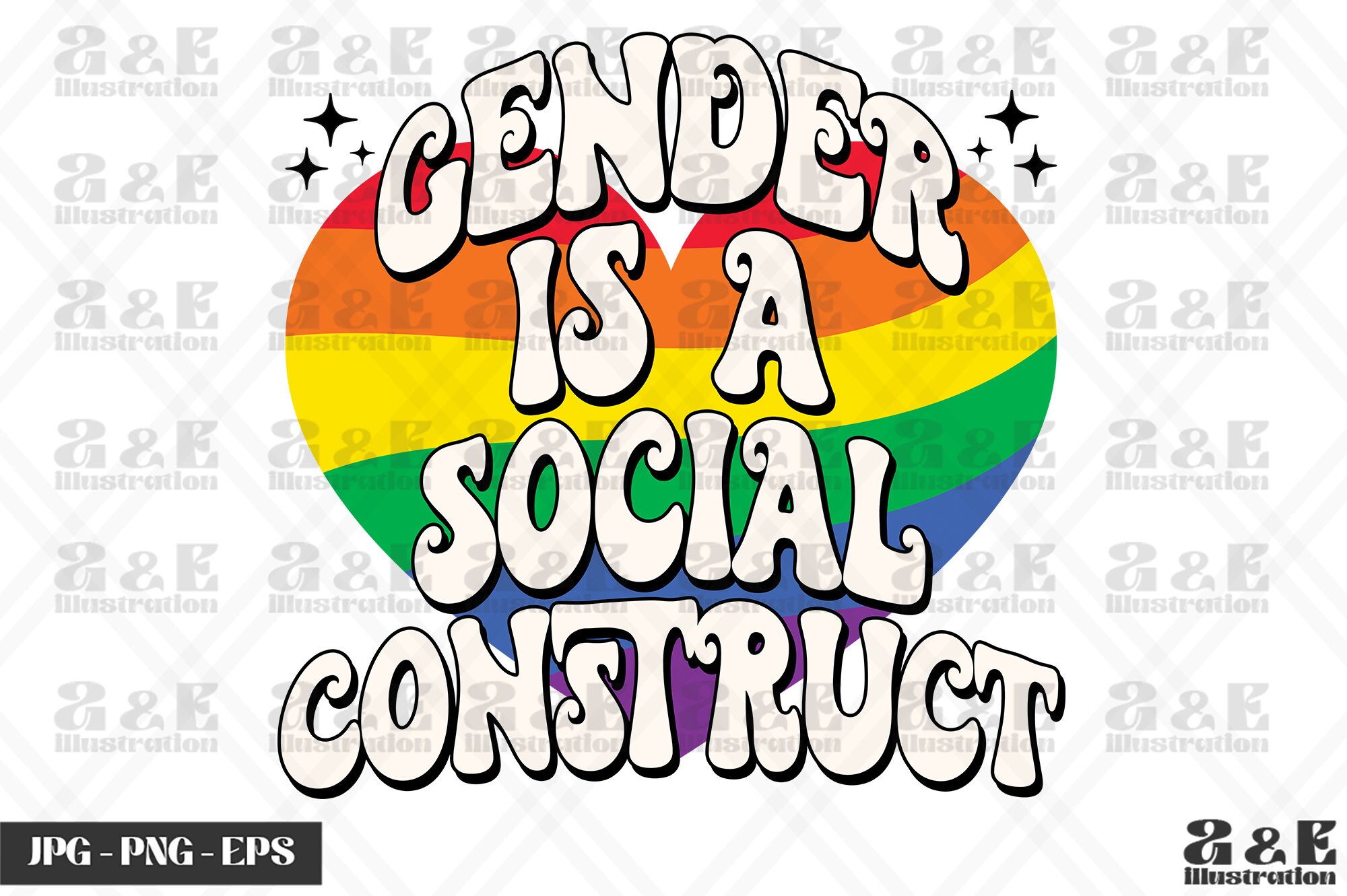 Gender Social Construct PNG Design: LGBTQ Pride (digital Download) - Etsy
