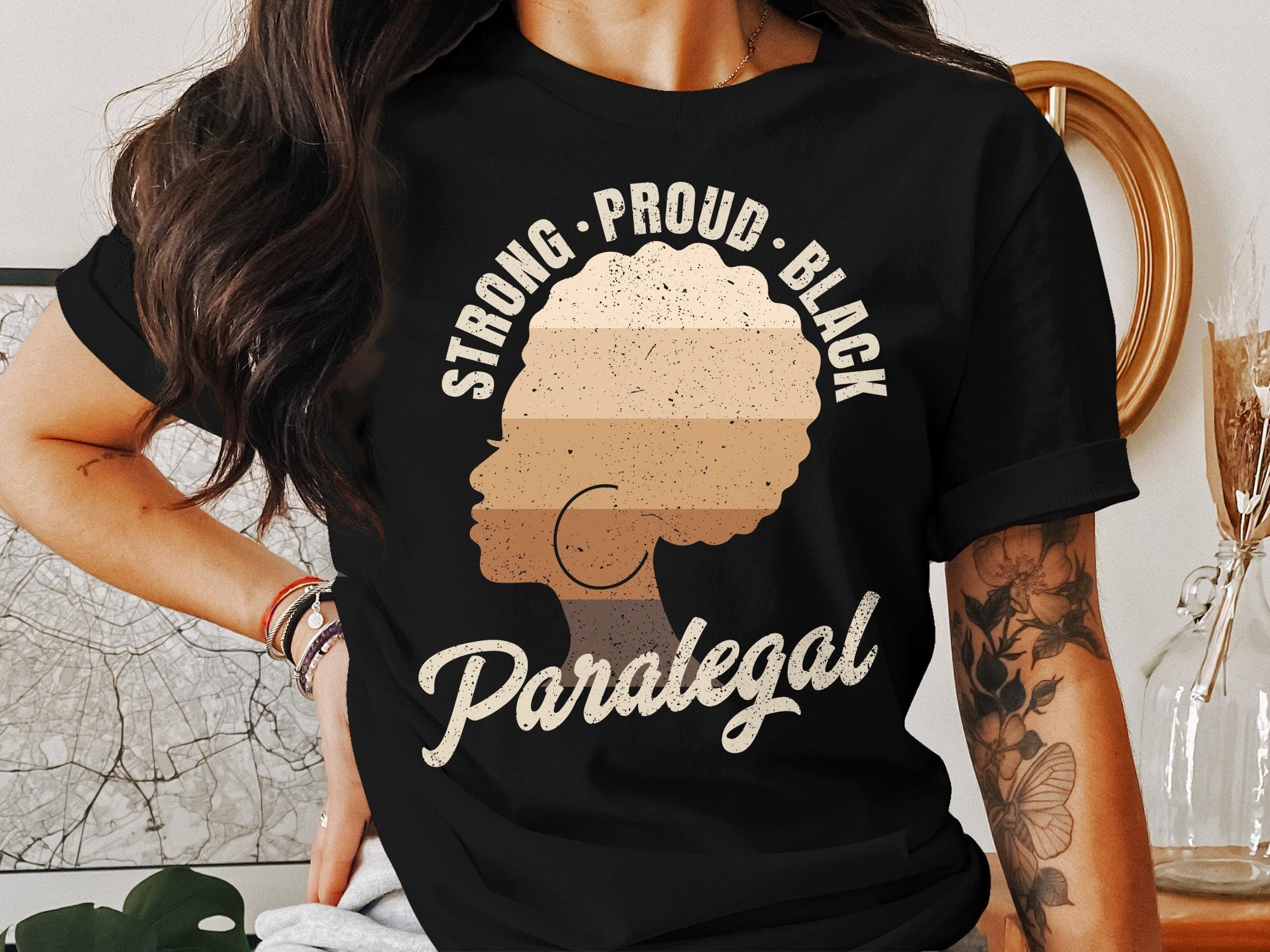 Proud Black Paralegal Digital Download, Png Designs, Sublimation Png ...