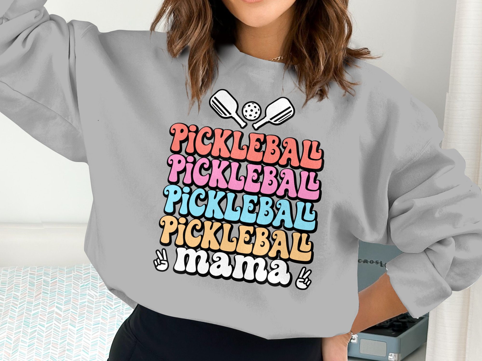 Retro Pickleball Mama Png Design Pickleball Digital Download - Etsy