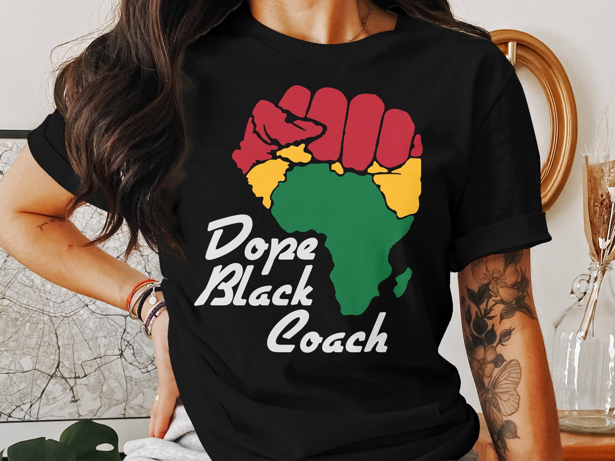 Dope Black Coach Digital Download, Png Designs, Juneteenth Sublimation ...