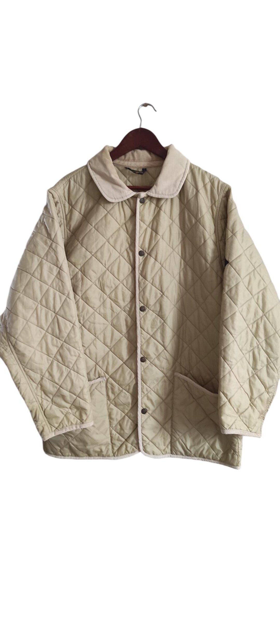 Original Henri Lloyd Vintage 90s Men's Quilted Jacket Corduroytrim ...