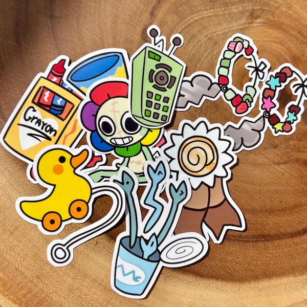 Dandy World Stickers - Etsy