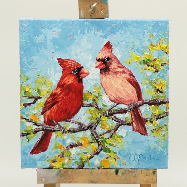 Cardinal Painting - Etsy