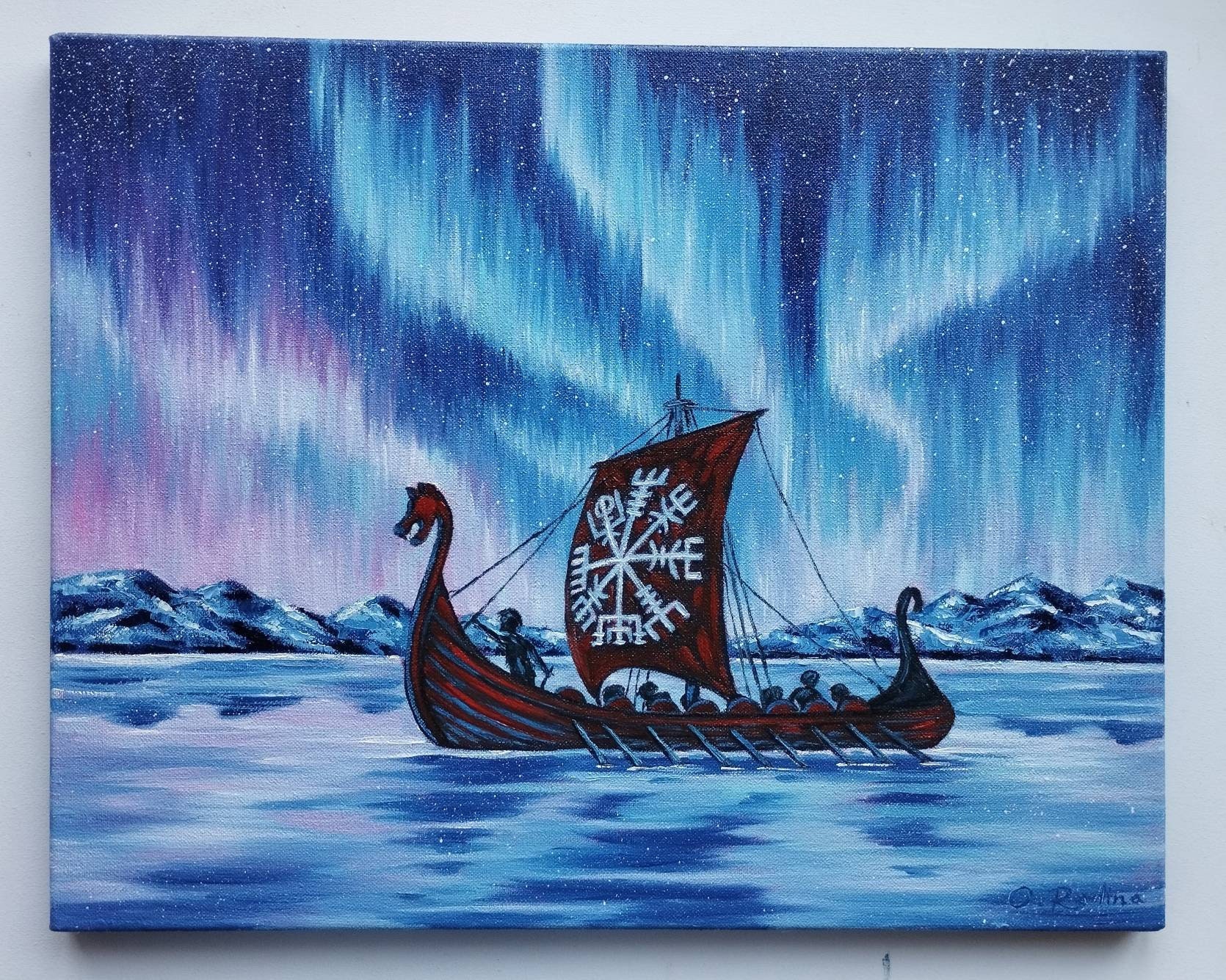 Viking Oil Painting