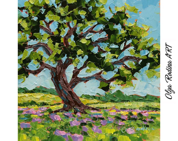 Original Acrylic Live Oak Painting - Etsy