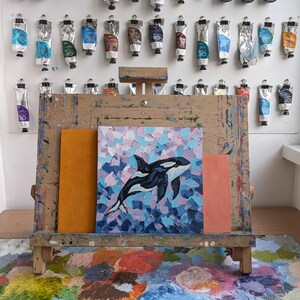 Orca Oil Painting - Killer Whale Art Original - Etsy