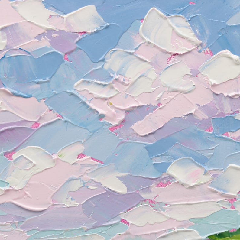 Ireland Oil Painting Irish Countryside Original Art Abstract Landscape ...