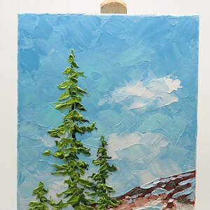 Mount Rainier Art Original Triptych Landscape Oil Painting Mt Rainier ...