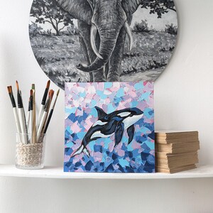 Orca Oil Painting - Killer Whale Art Original - Etsy