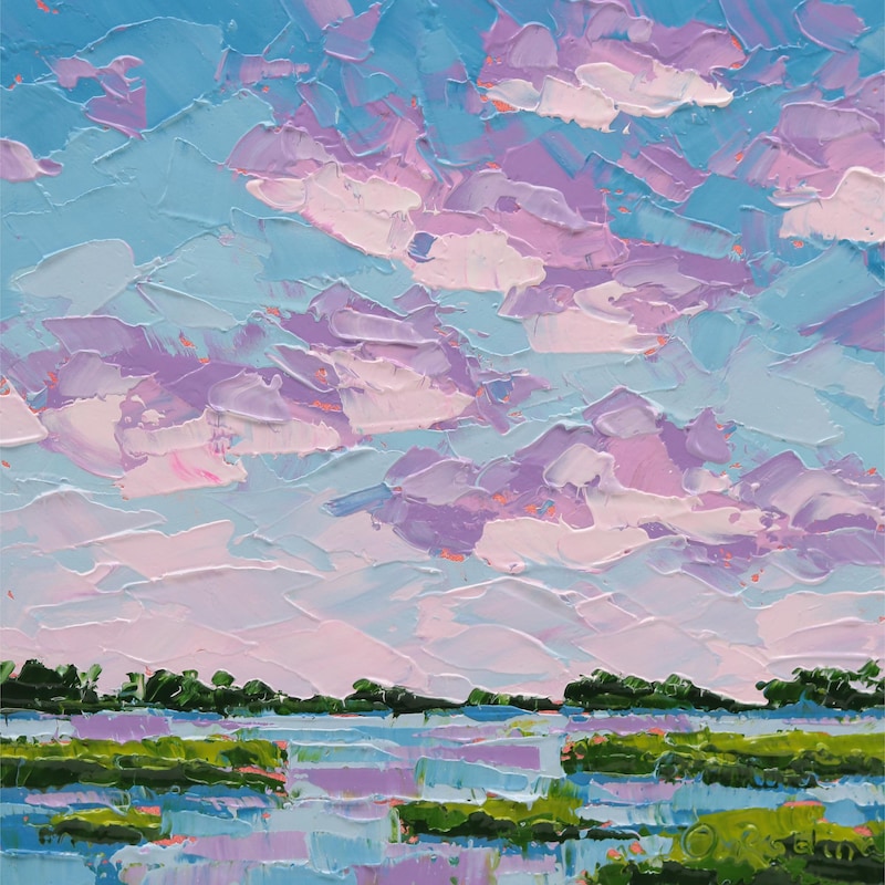 Sunset Oil Painting - Etsy