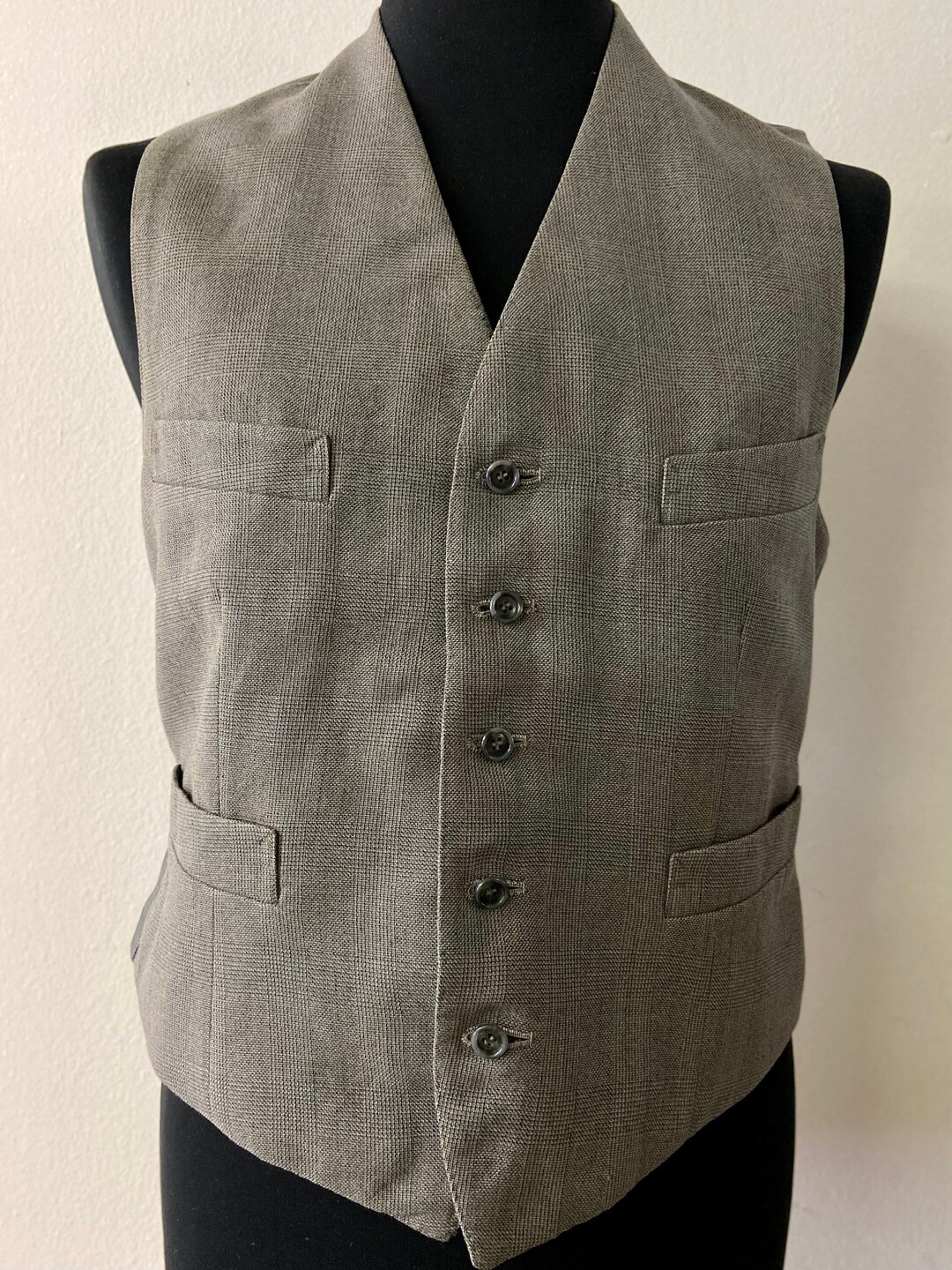 Men's 60s Vintage Vest | Step up Your Style Game With Our Retro Wool ...