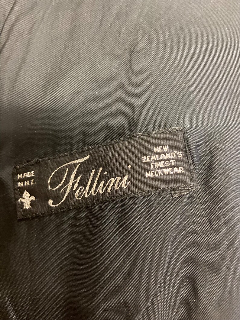 80s Vintage Vest Gray Brocade Front, Black Back Vest by Fellini of NZ ...