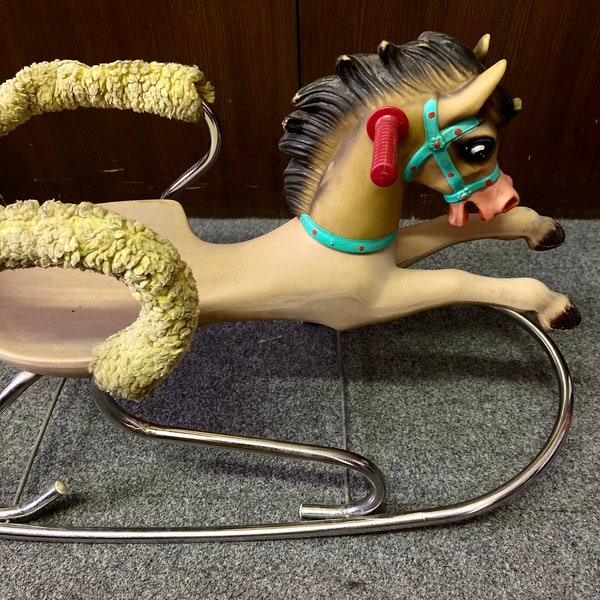 1960s Rocking Horse - Etsy