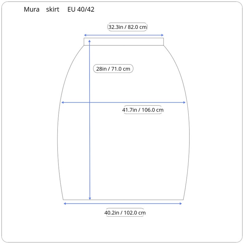 Elegant Ladies Vintage Black Midi Skirt in Wool by MURA | A-line and ...