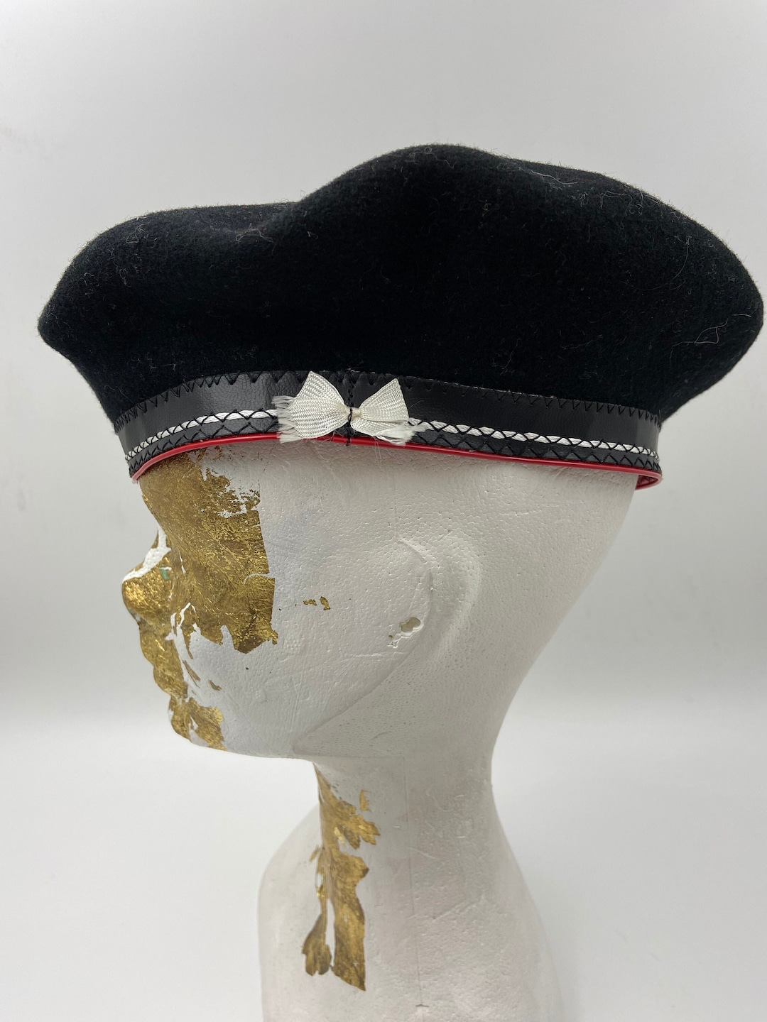 Rare Vrai Basque Beret | Vintage Black Wool Hat for Stylish Men and ...