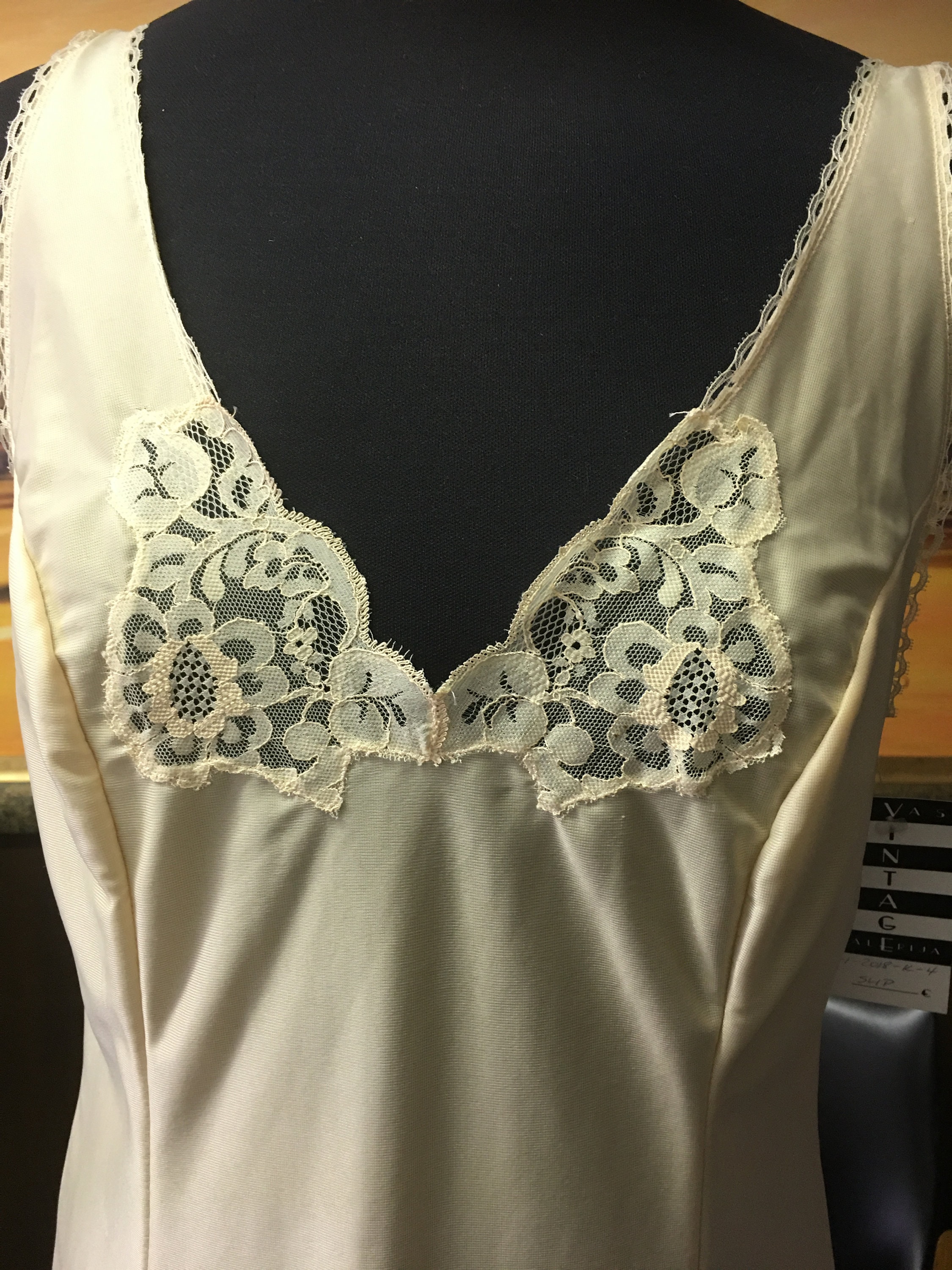 Women's Vintage Beige Full Slip | Ideal Undergarment for Any Outfit ...