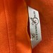Orange Vintage Golf Shirt for Women | Cotton Top With Collar and Lace ...