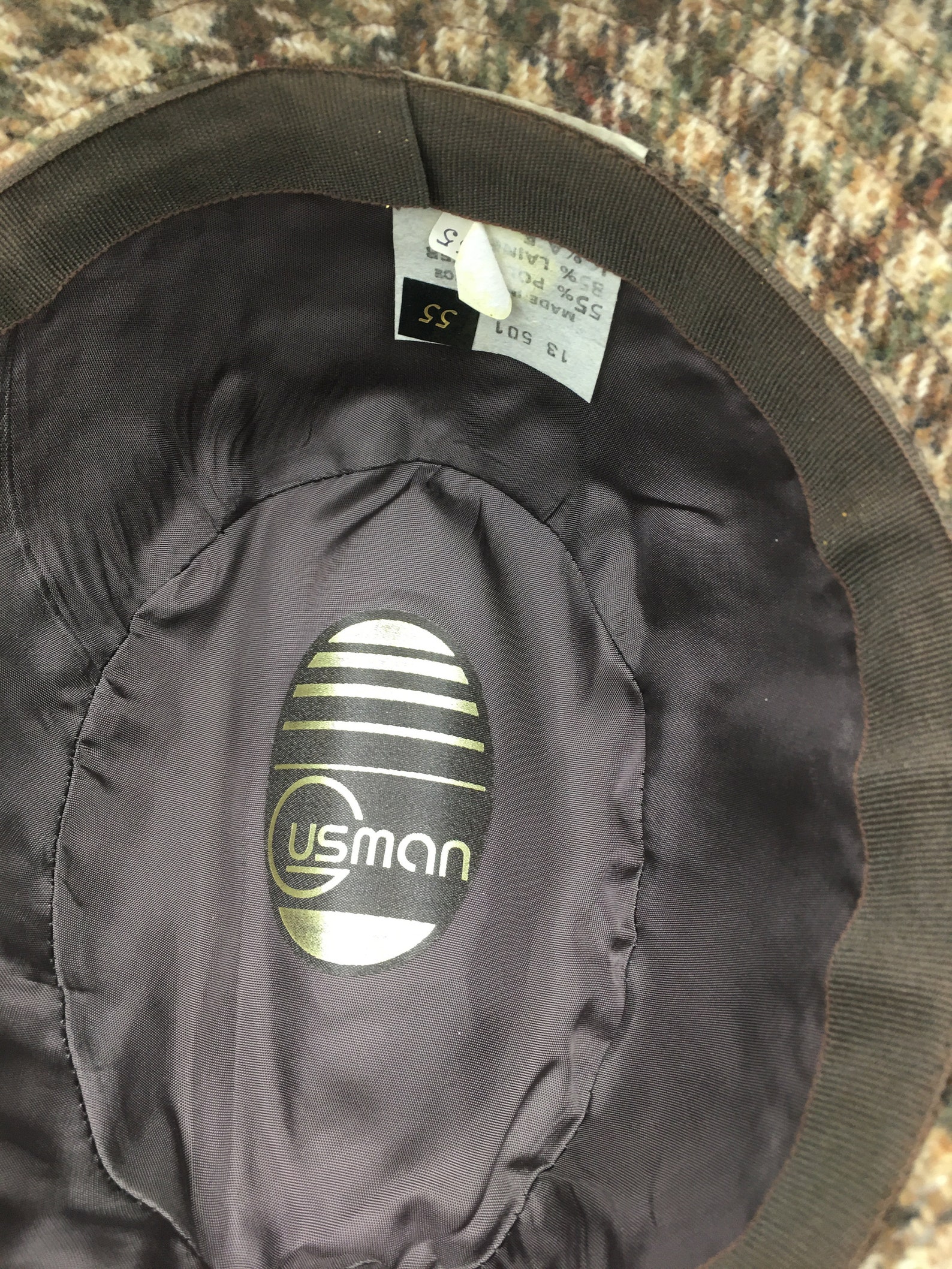 French Made Wool Bucket Hat | Vintage Country Style Walking Cap | Tweed ...