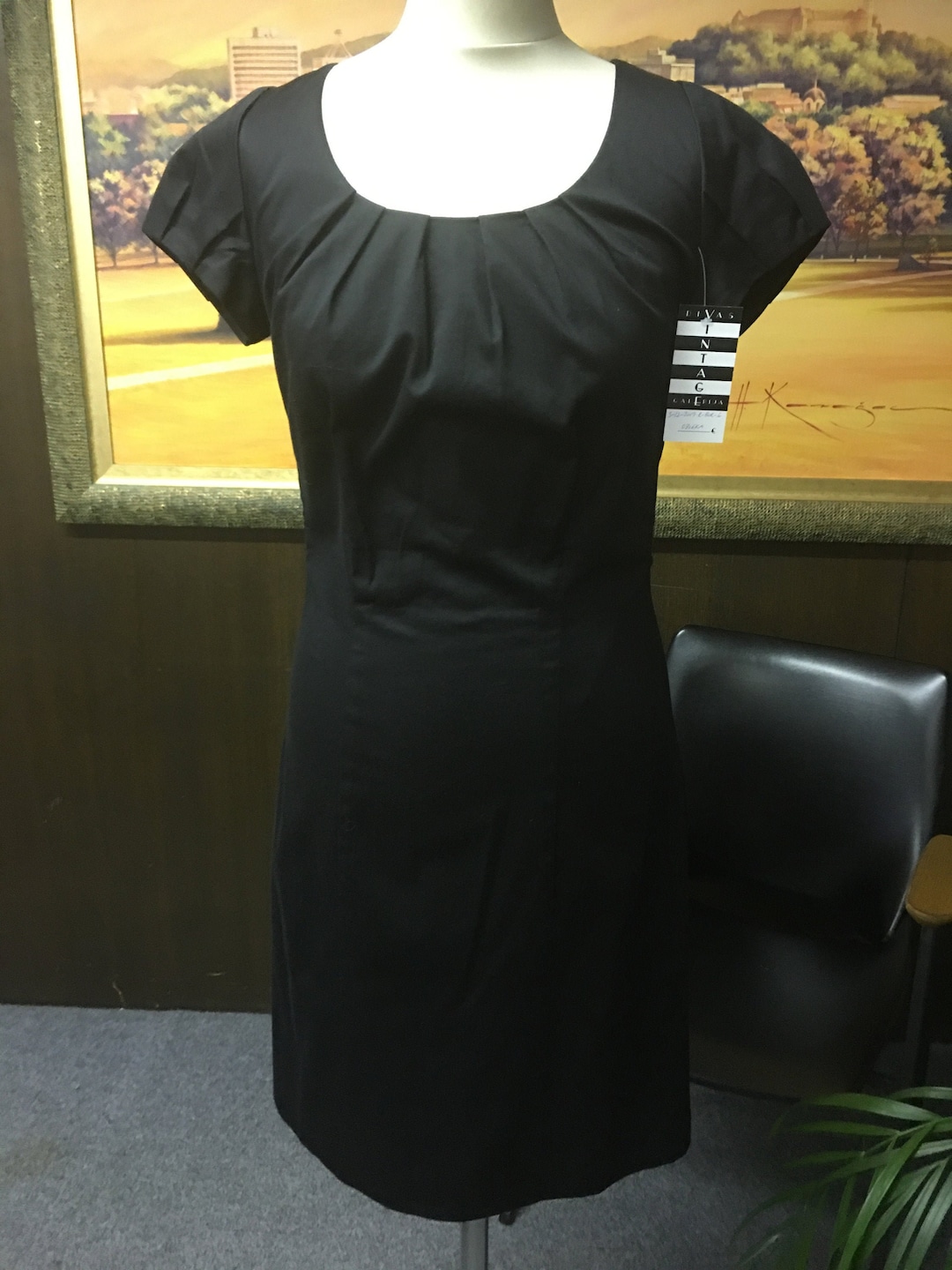 Plain Black Dress Simple Black Dress Black Summer Dress Everyday Dress ...