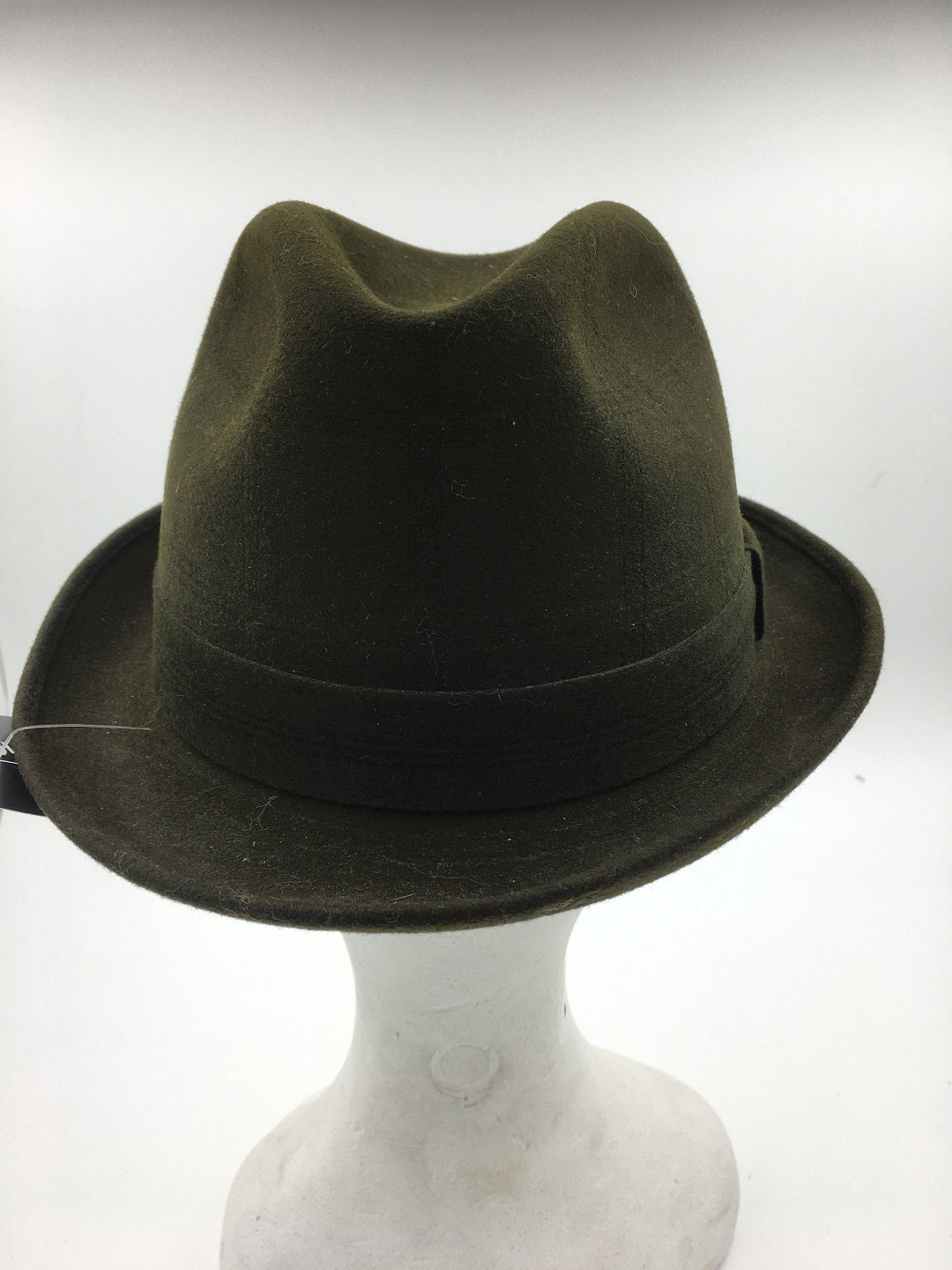 Vintage Classic Felted Fedora for Men | Retro Trilby Walker Hat ...