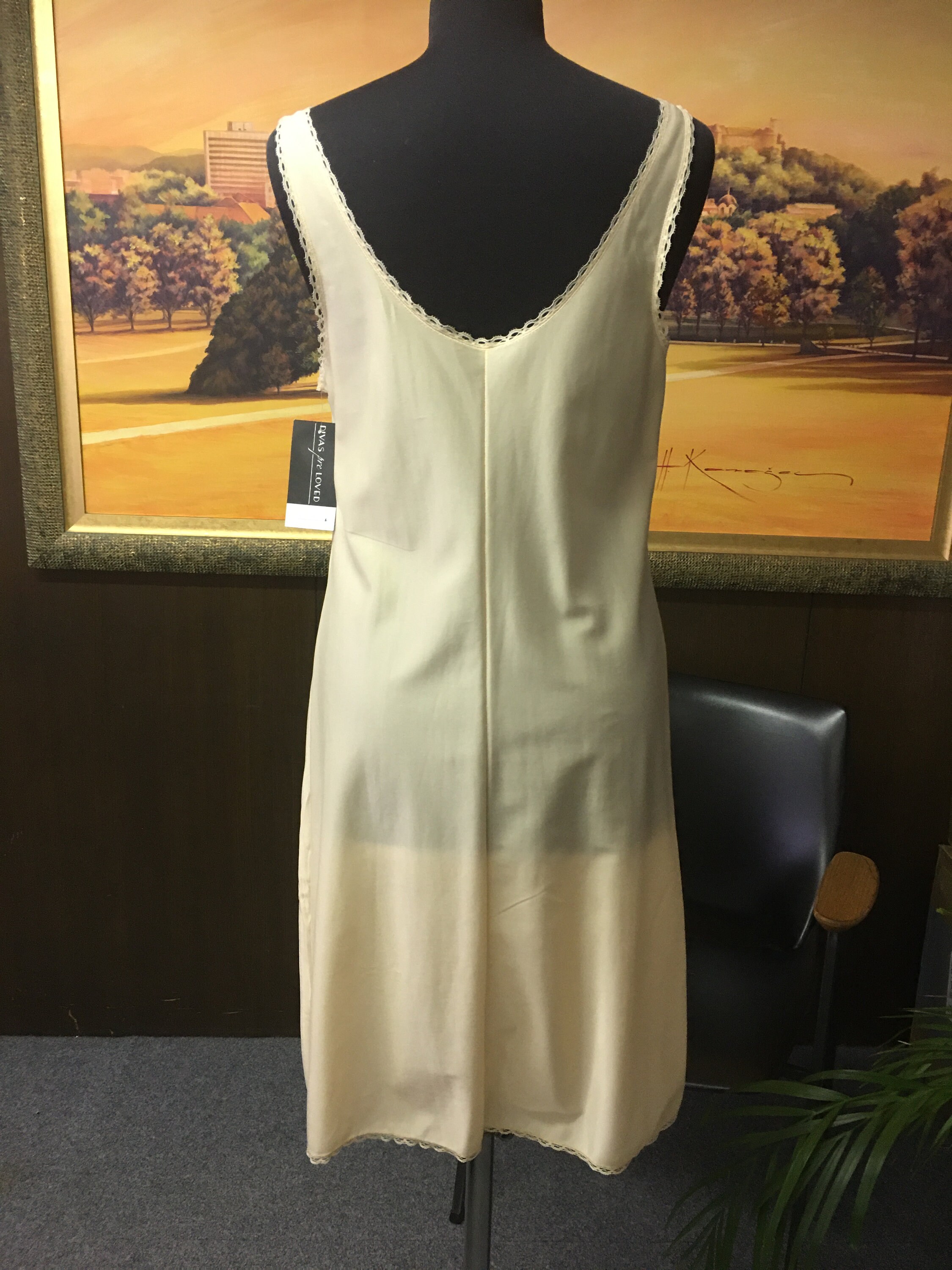 Women's Vintage Beige Full Slip | Ideal Undergarment for Any Outfit ...