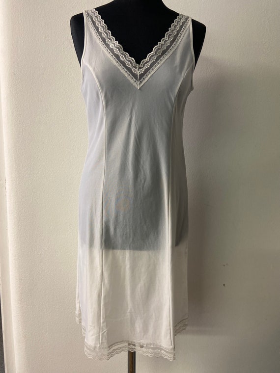 Women's, Vintage slip | white full slip | white petti… - Gem