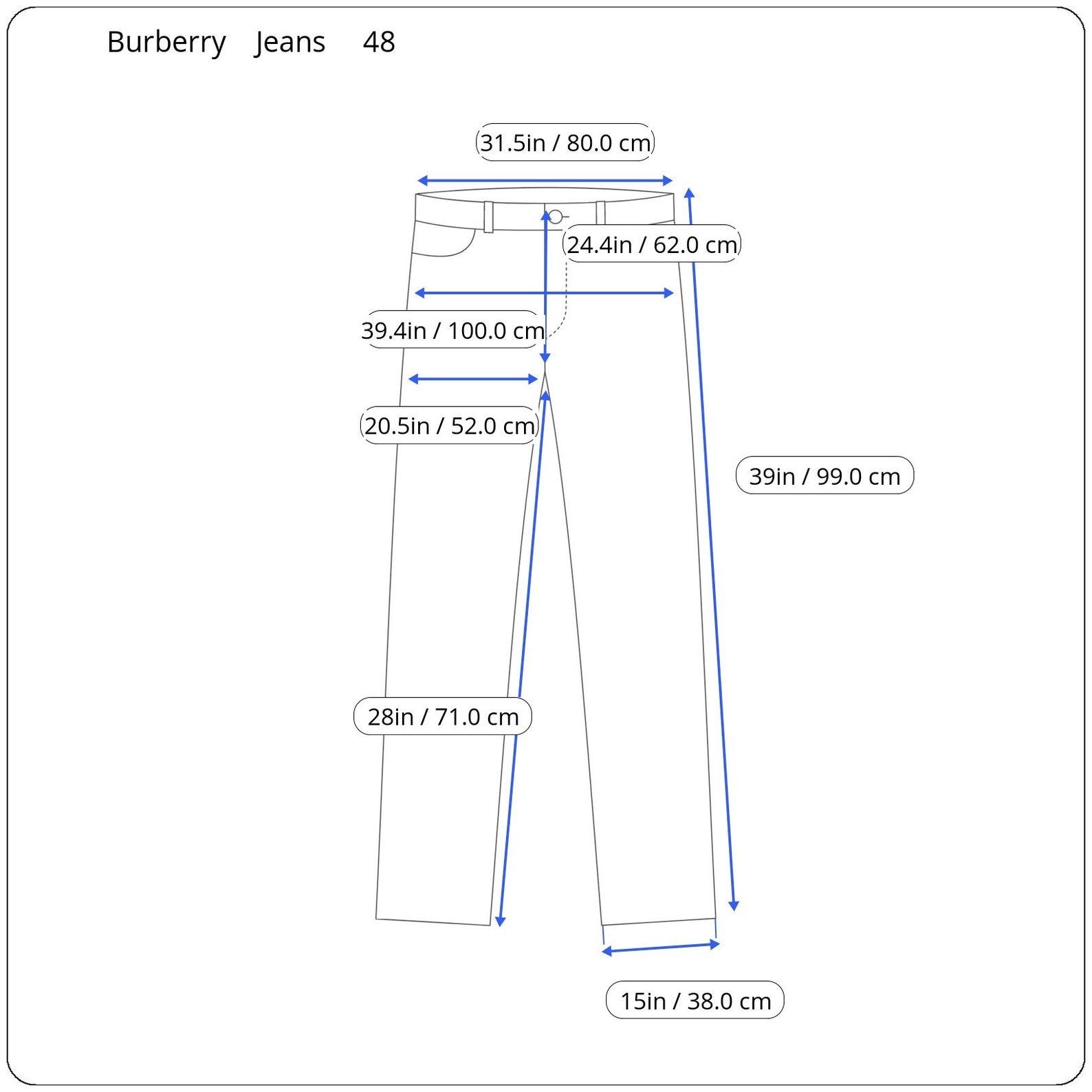 Timeless Men's Vintage Burberry Jeans | Dress up or Down | Cotton Chino ...