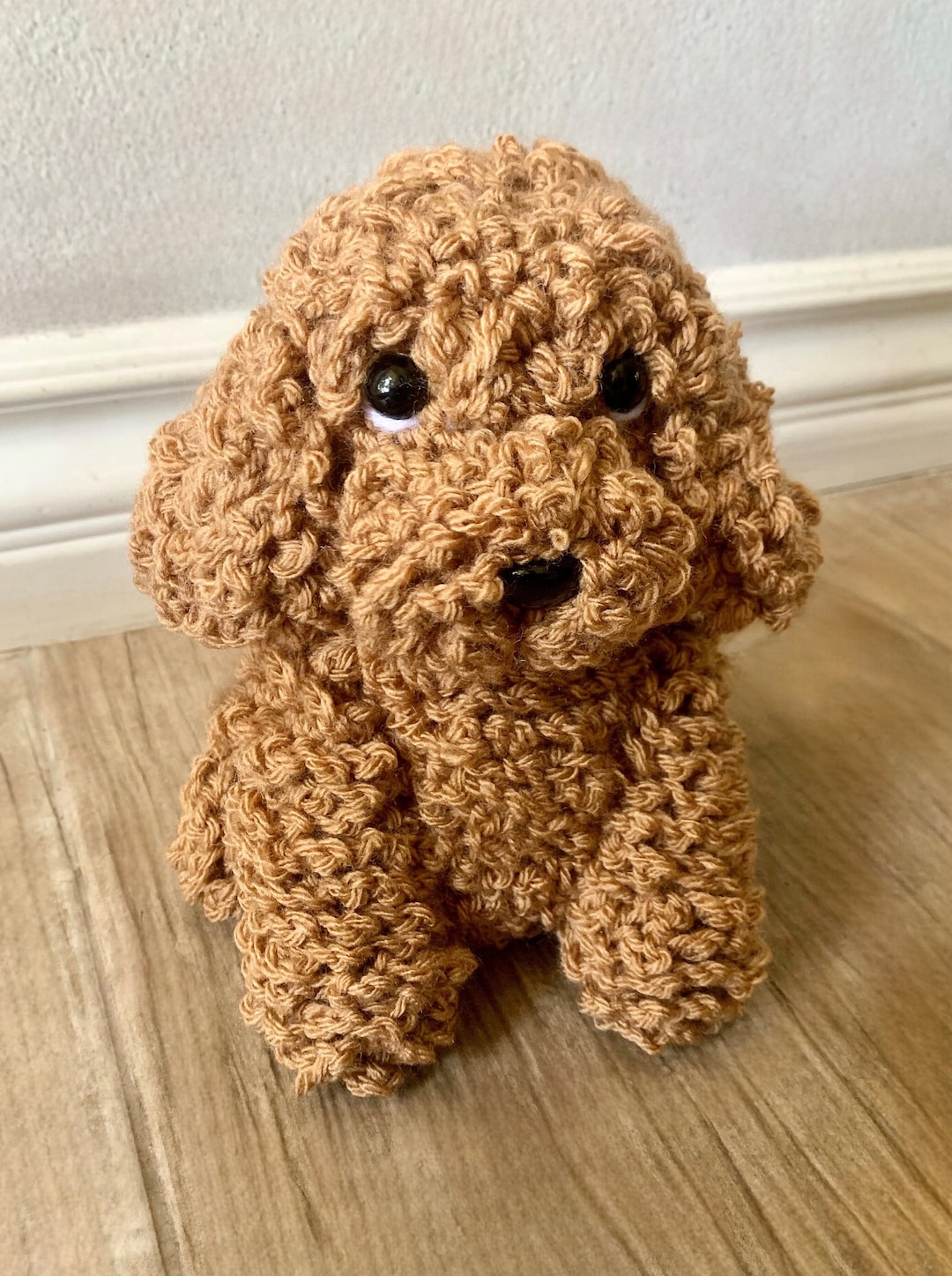 Brown Labradoodle/goldendoodle Plushie (customization Available) - Etsy