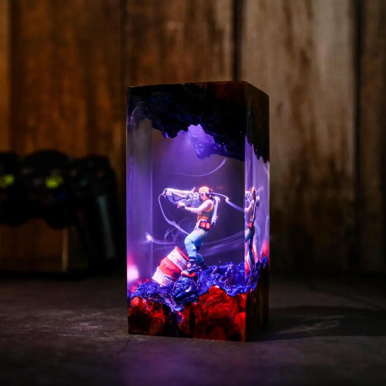 Raze Valorant Game Handmade Resin Lamp,diorama Resin Epoxy,epoxy and ...