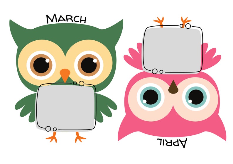 Cute Owl Birthday Display PDF/PPTX - Etsy