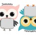 Cute Owl Birthday Display PDF/PPTX - Etsy