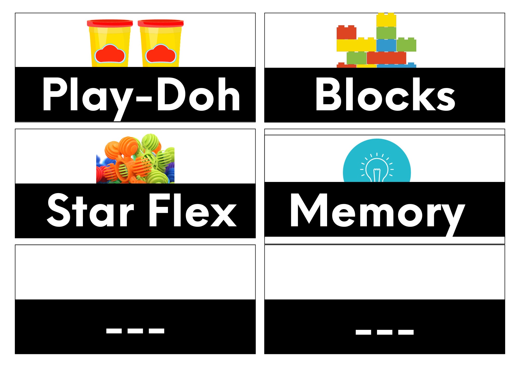 Classroom Bin Labels PDF/PPTX - Etsy