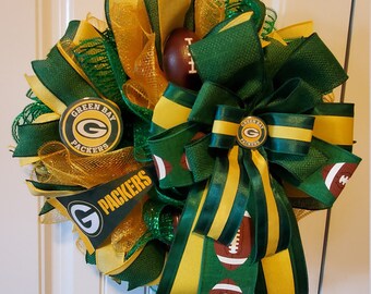 Packers Wreath | Etsy