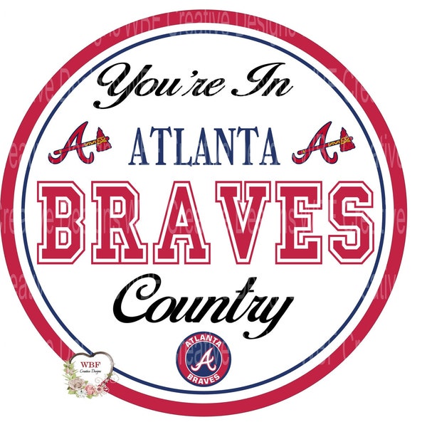 Atlanta Braves Sign - Etsy