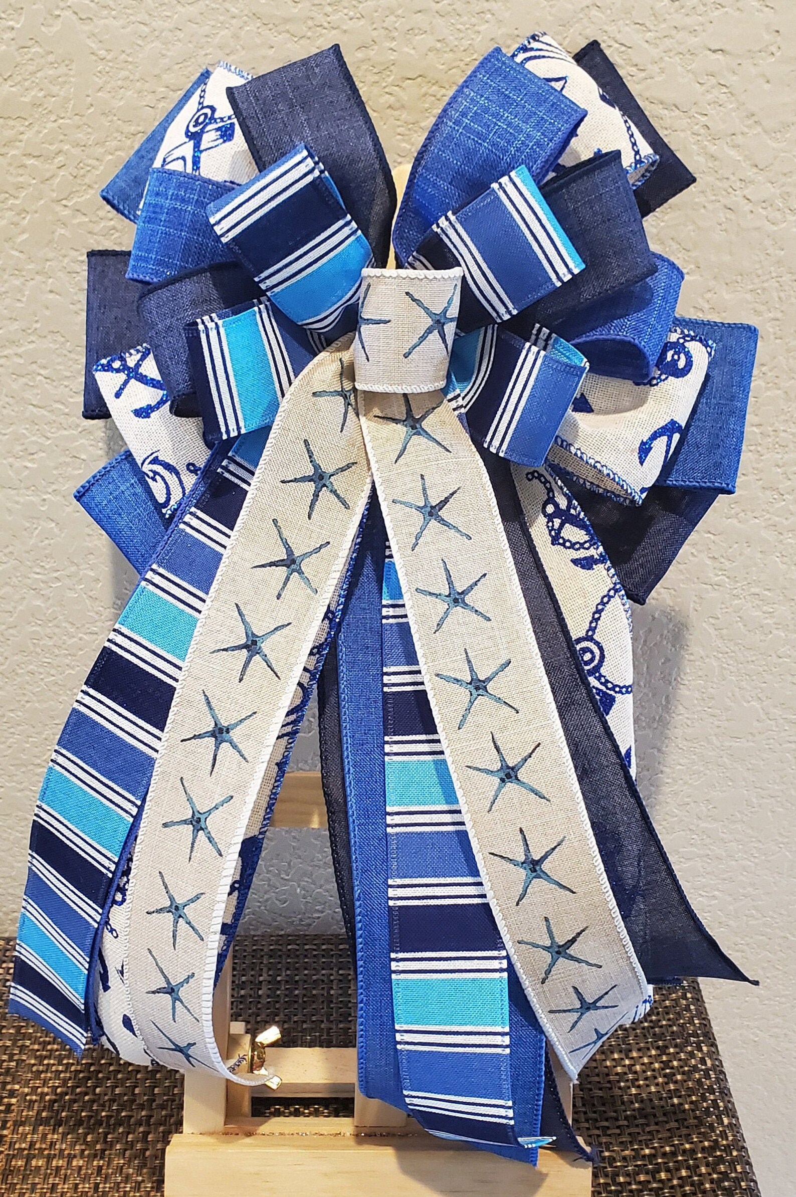 Nautical Wreath Bow - Etsy