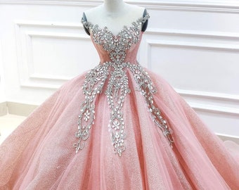 Pink Wedding Dress Princess - Etsy