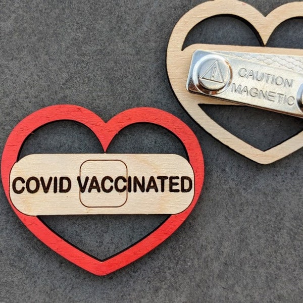 Covid Vaccine Pin - Etsy