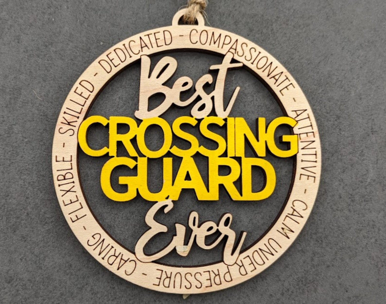 Crossing Guard Gift Best Crossing Guard Ever Ornament - Etsy