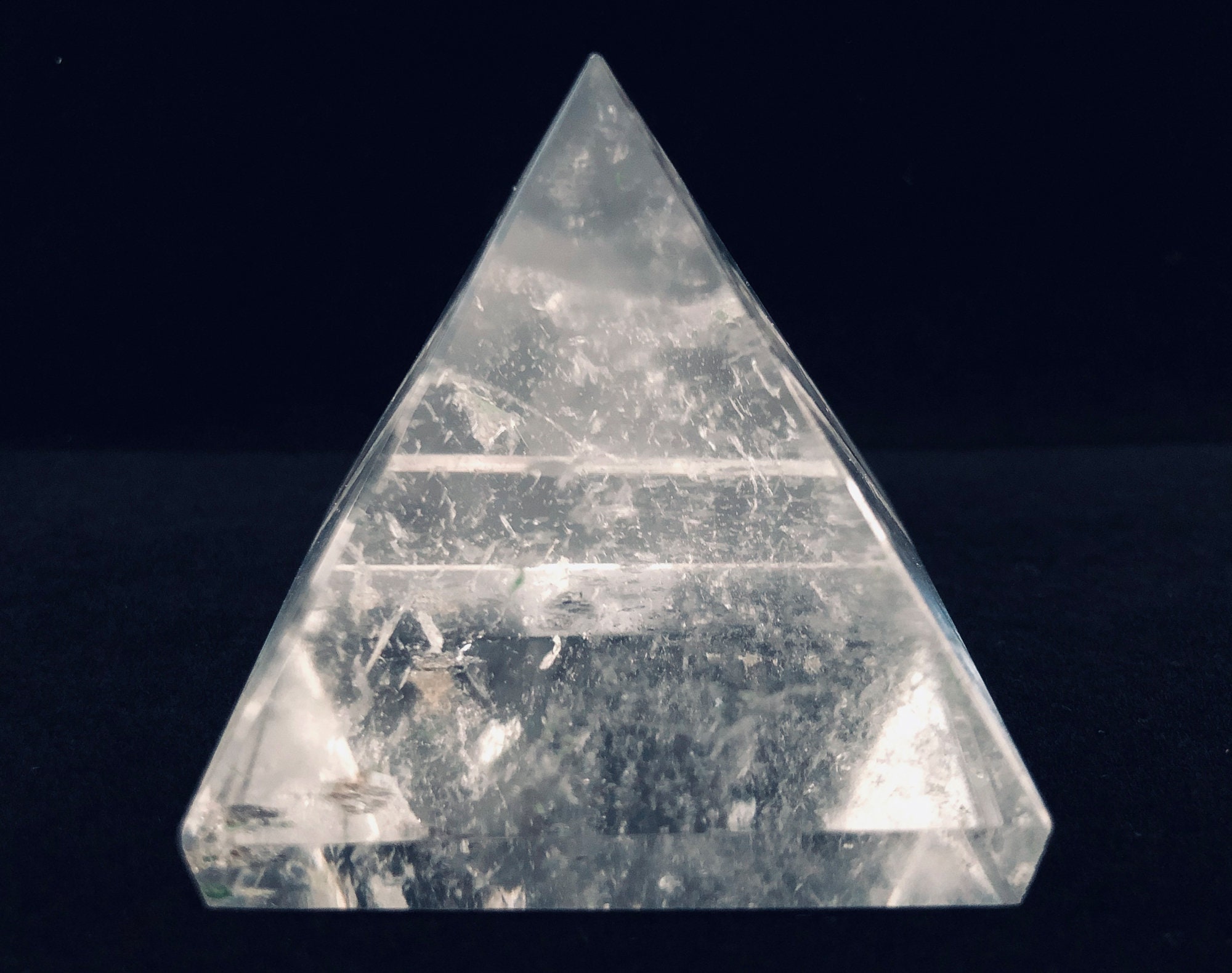Clear Quartz Pyramid / Crystal Grid / Crystal Pyramid / Healing ...