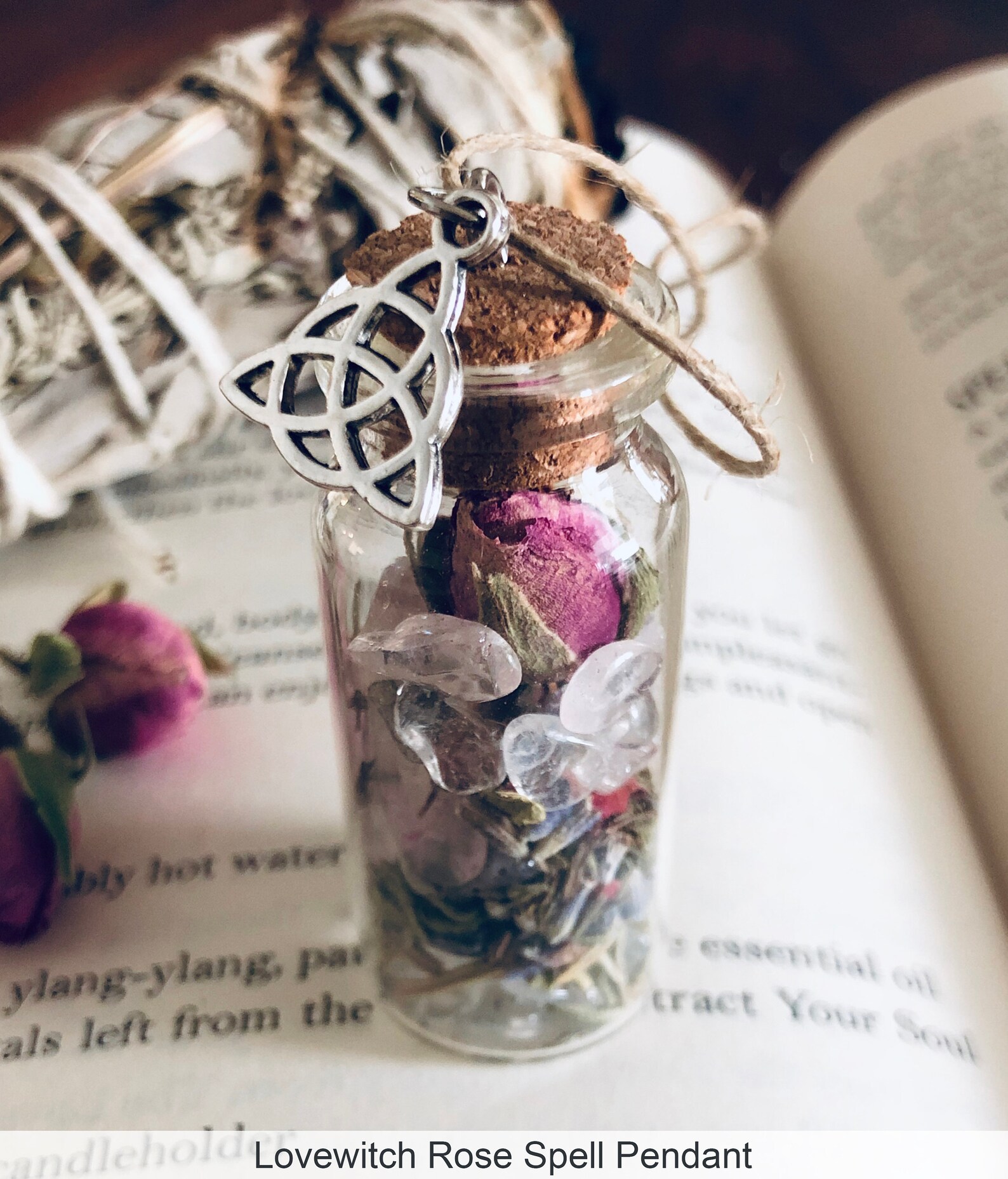 Complete Set of Spell Pendants / Witch Bottles / Spell Bottles - Etsy