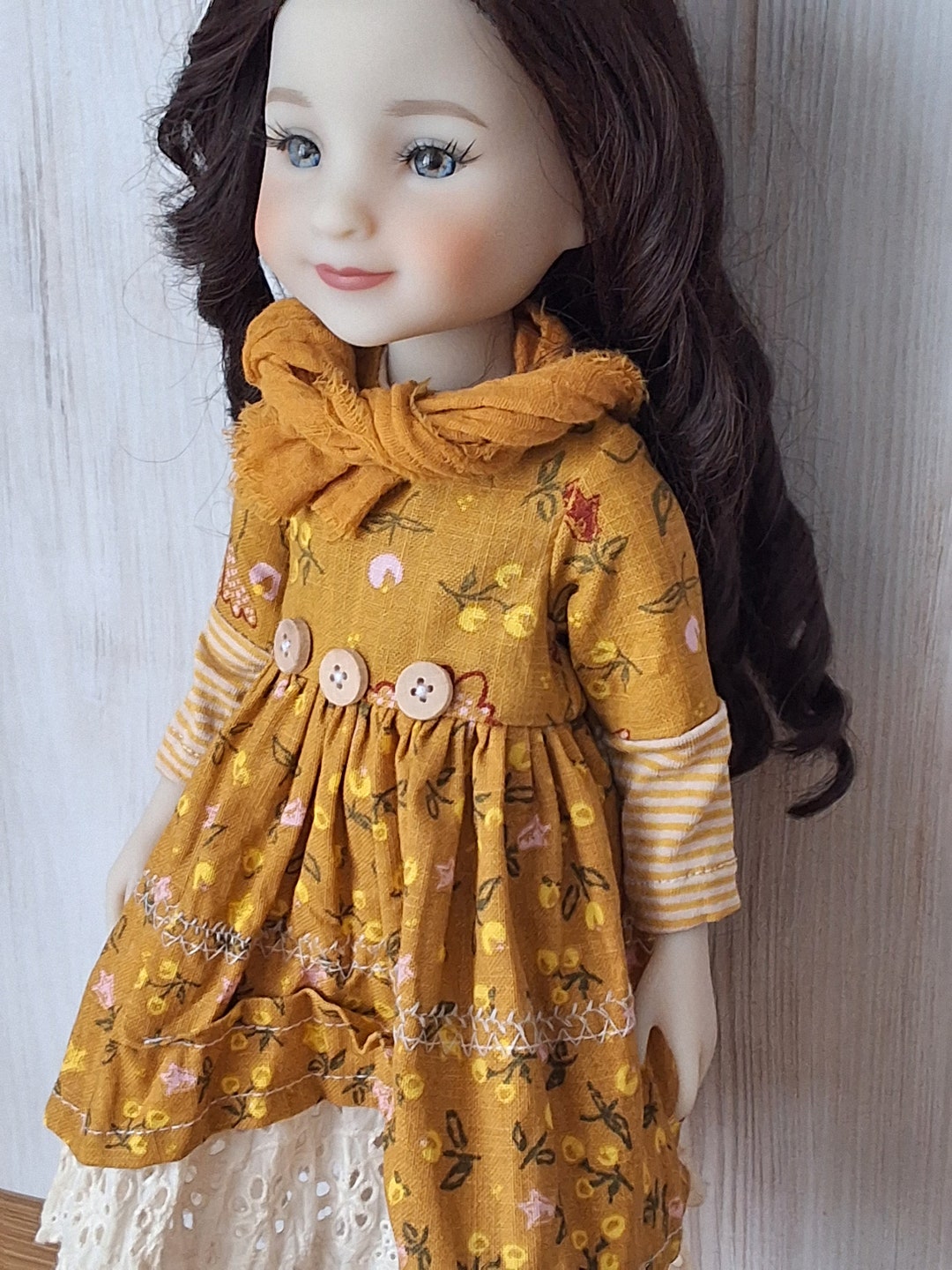 Ruby Red Doll Clothes.ruby Red Doll Dress.ruby Red Outfit.dress for 14 ...