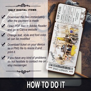 Printable Lisbon Surprise Trip Reveal Tickets, Printable Surprise ...