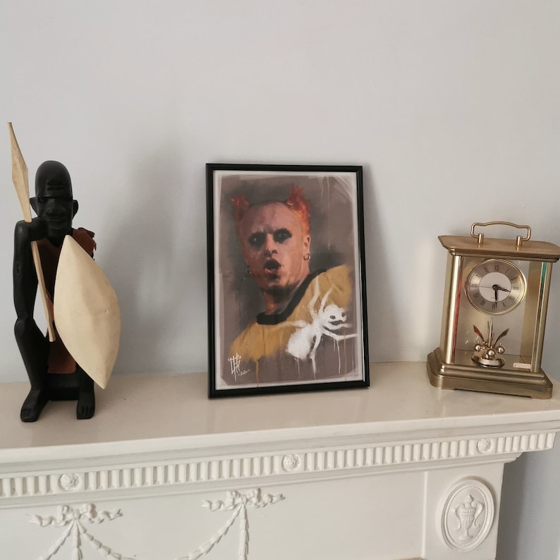 A4 Keith Flint Portrait limited Edition | Etsy