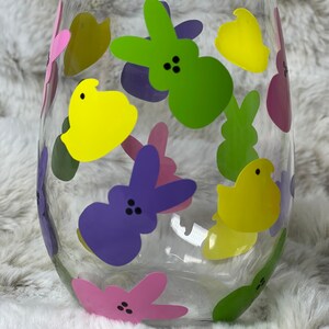 Easter Themed Wine Glass - Etsy
