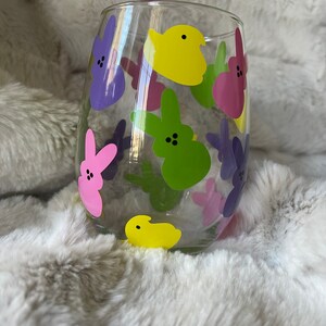 Easter Themed Wine Glass - Etsy