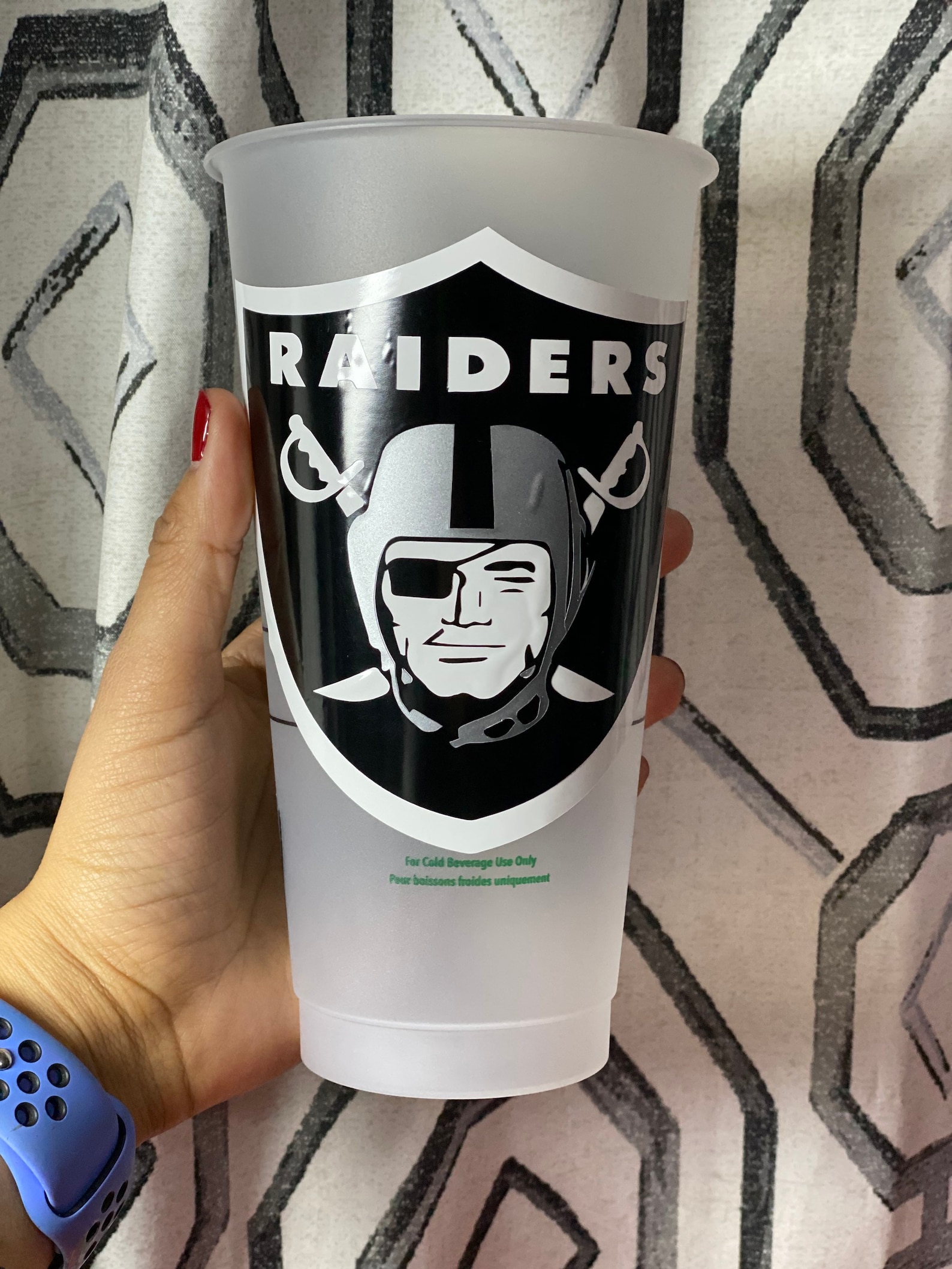 Raiders Theme Starbucks Cup - Etsy